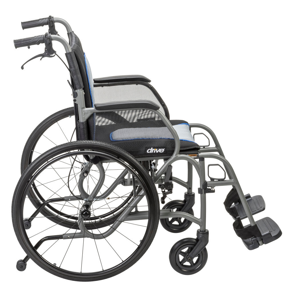 AeroFly™ Ultra-Lite 18" Wheelchair, Magnesium Alloy Frame Weighs 19 lb ...