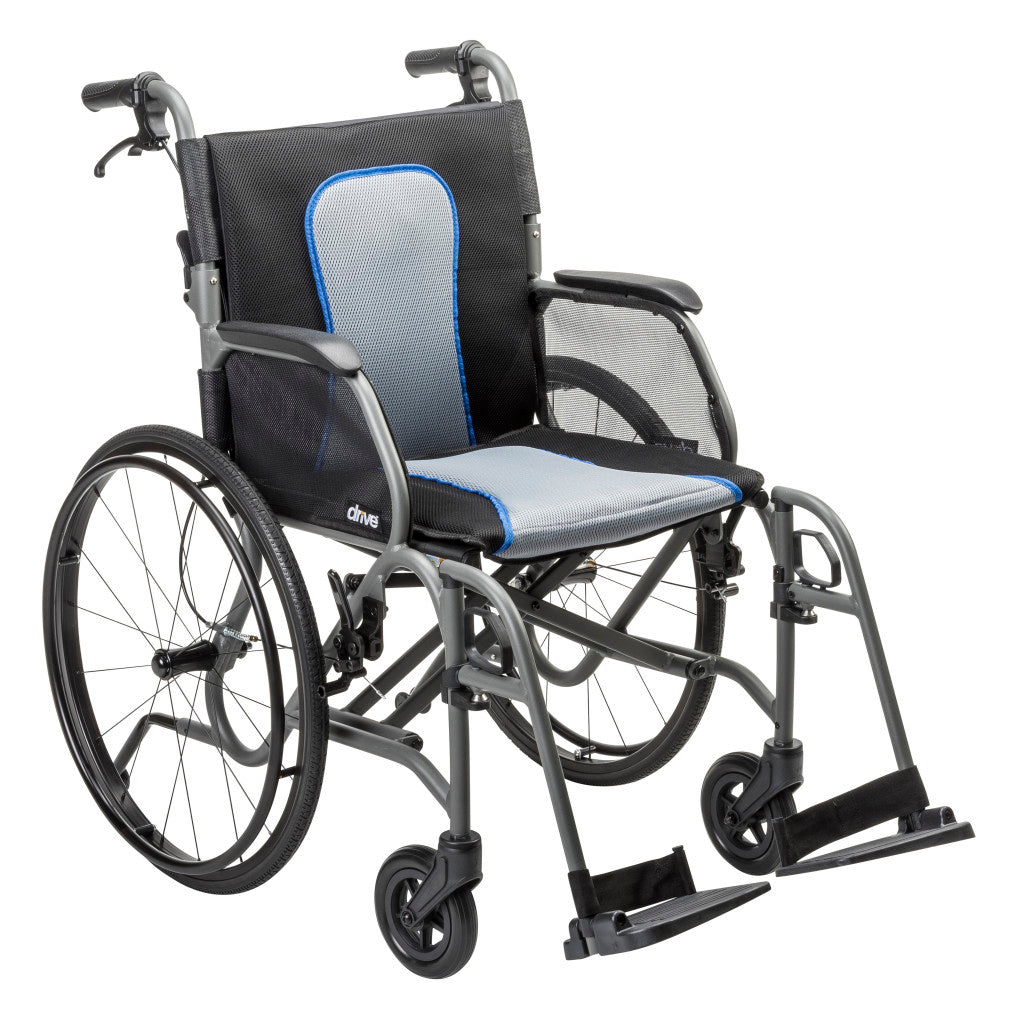 AeroFly™ Ultra-Lite 18" Wheelchair, Magnesium Alloy Frame Weighs 19 lb ...