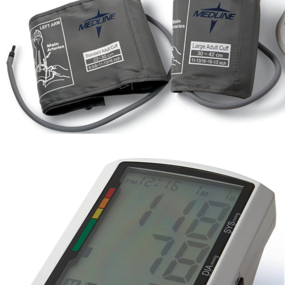 Automatic Digital Blood Pressure Monitor Adult and Large Adult ...